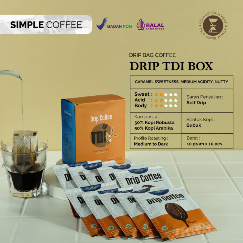 Drip Coffee TDI Box (10 Sachet) - Delta Coffee Roaster